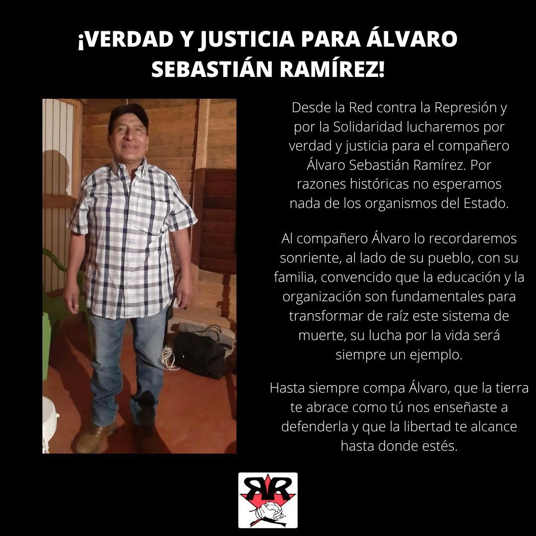 RvsR: ¡VERDAD Y JUSTICIA PARA ÁLVARO SEBASTIÁN RAMÍREZ! – MUJERES Y LA ...